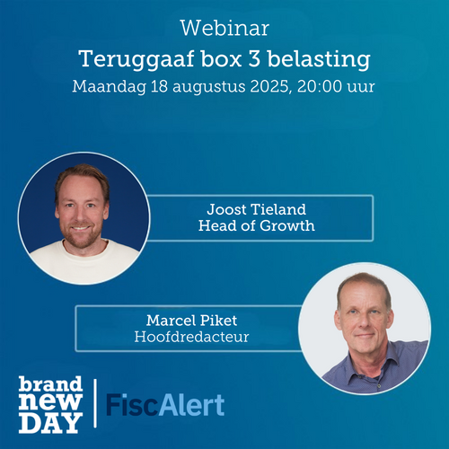 Teruggaaf box 3 belasting