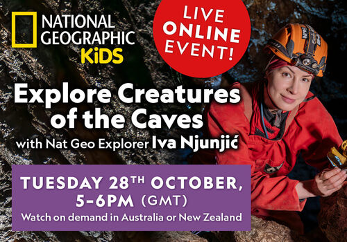 Creatures of the Caves with Nat Geo Explorer, Iva Njunjić!