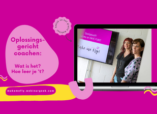 Gratis webinar over Oplossingsgerichte Coaching